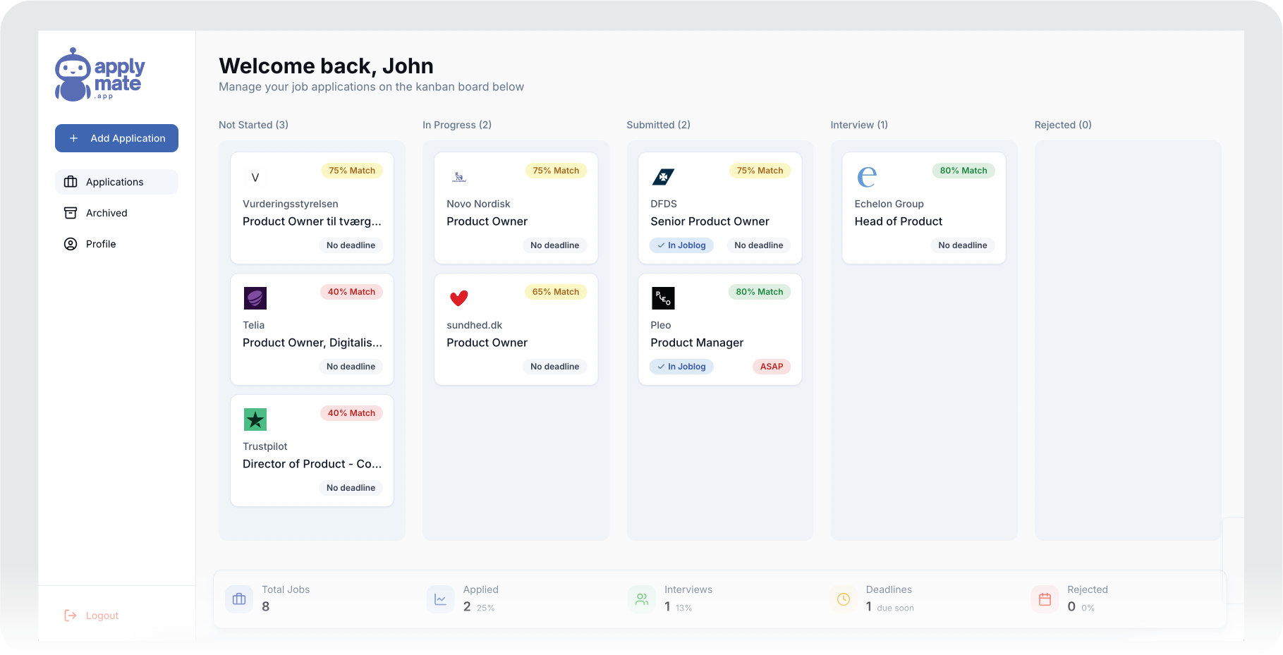 ApplyMate - Your Job Application Companion